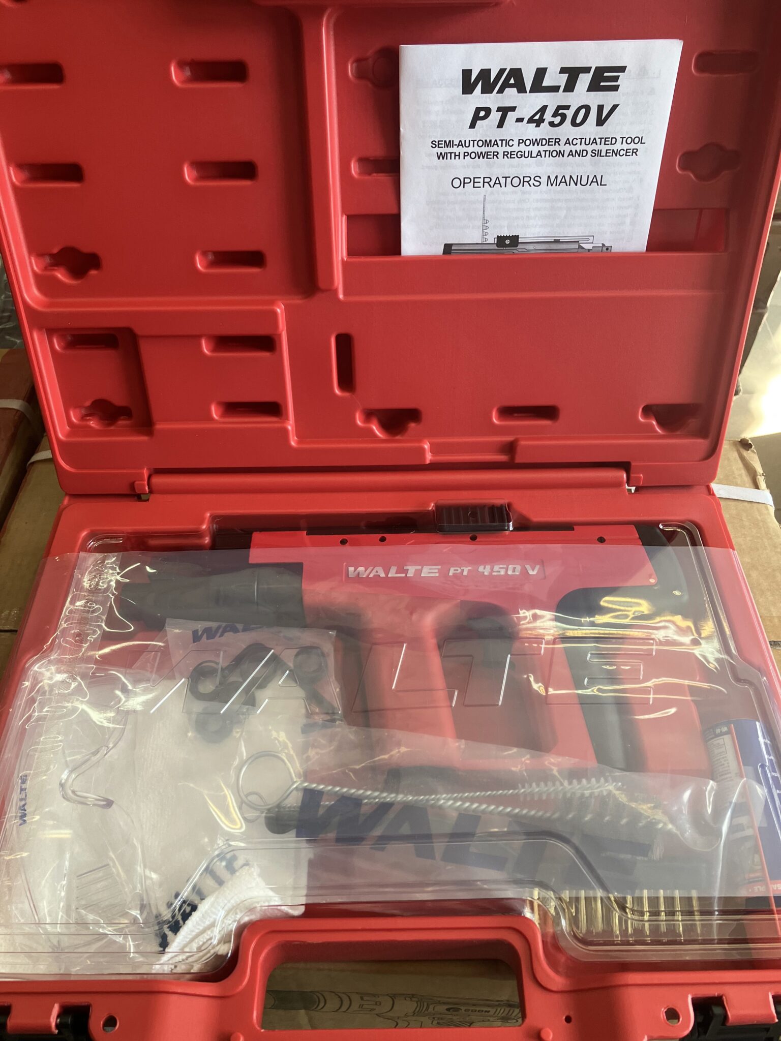 تفنگ میخکوب والتی مدل WALTE PT450V ساخت تایوان - اورجینال ابزار